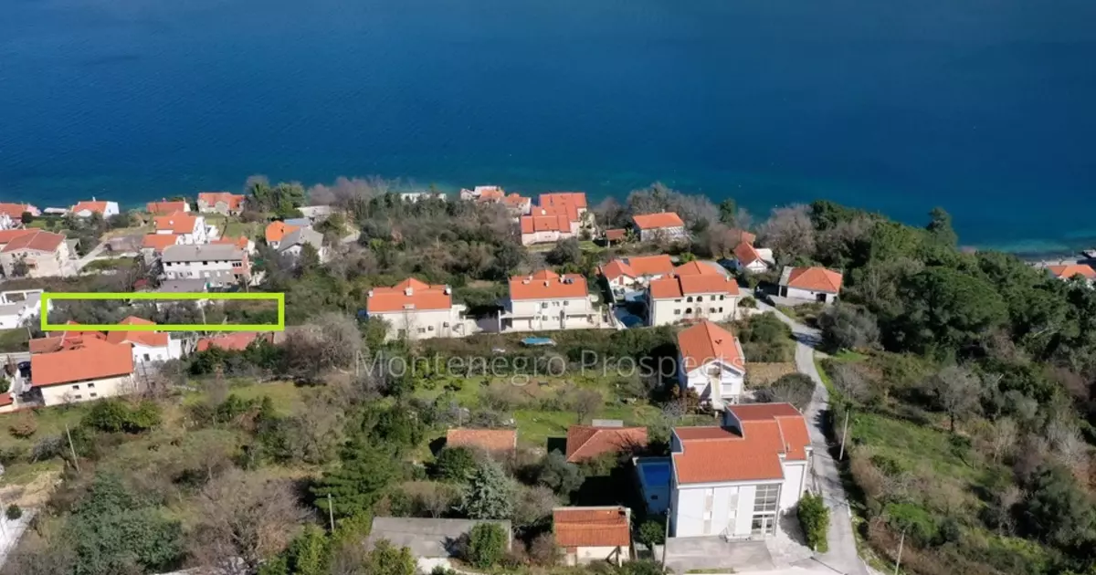 Prime Development Land in Prcanj with Panoramic Sea Views | Montenegro ...