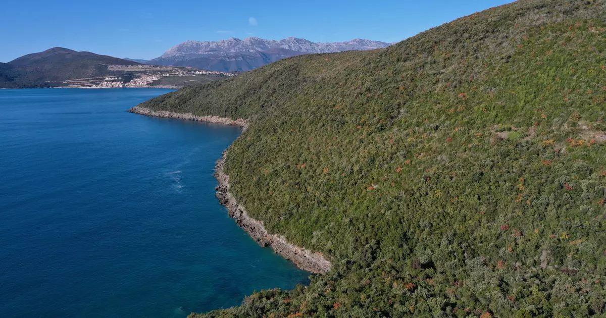 Exclusive Seafront Plot in Bigova with Panoramic Adriatic Views and ...